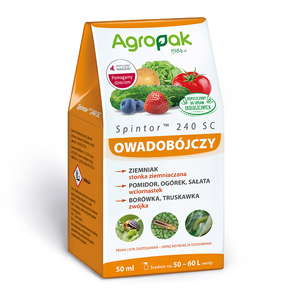 Spintor 240 SC Agropak [50 ML] - Środek owadobójczy na stonkę, wciornastki